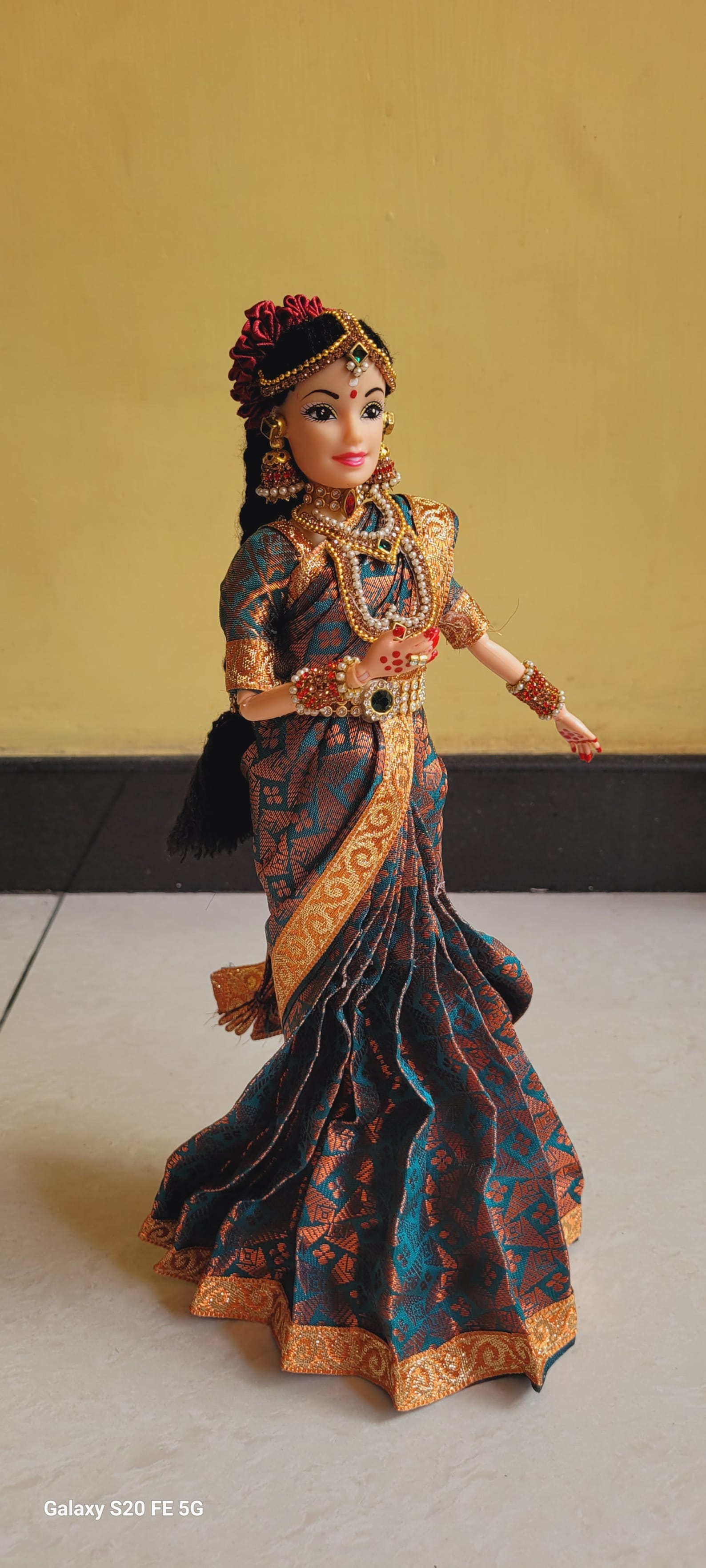 Traditional Saree Barbie Doll: Handmade Indian Decor Doll - Etsy