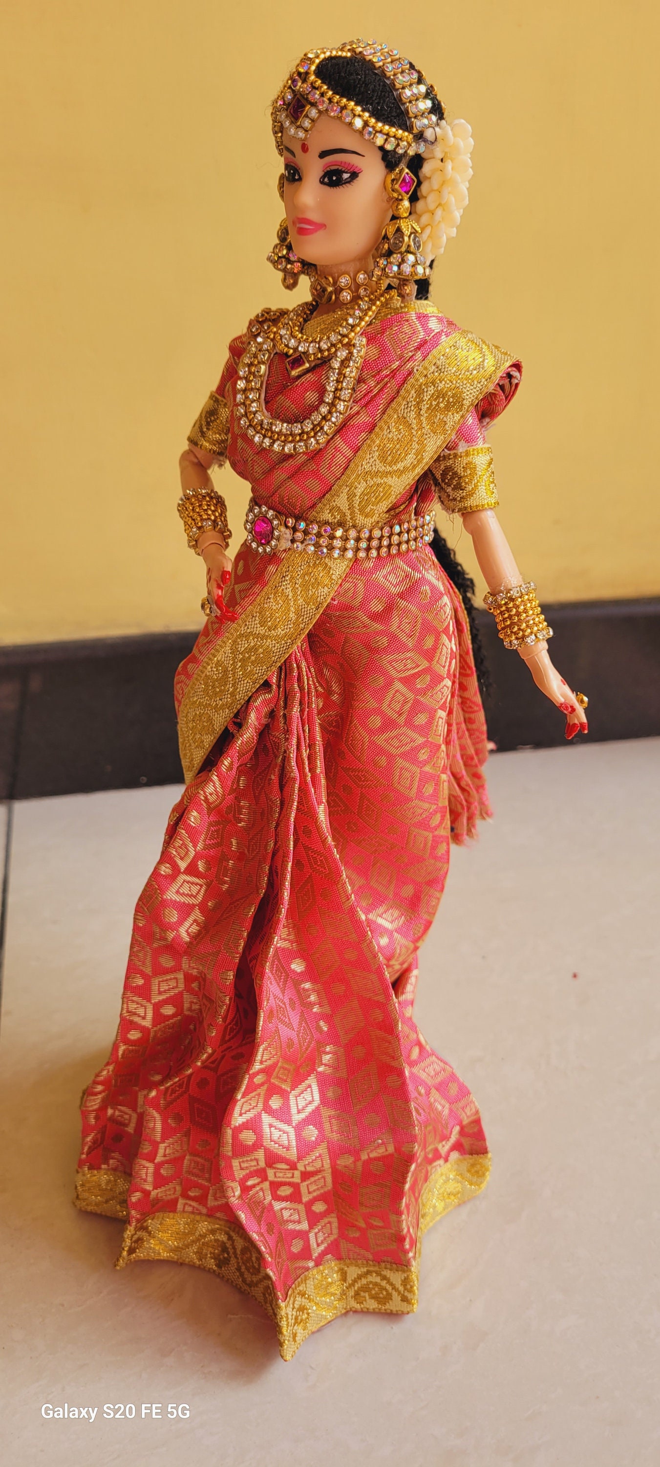 Traditional Saree Barbie Doll: Handmade Indian Decor Doll - Etsy