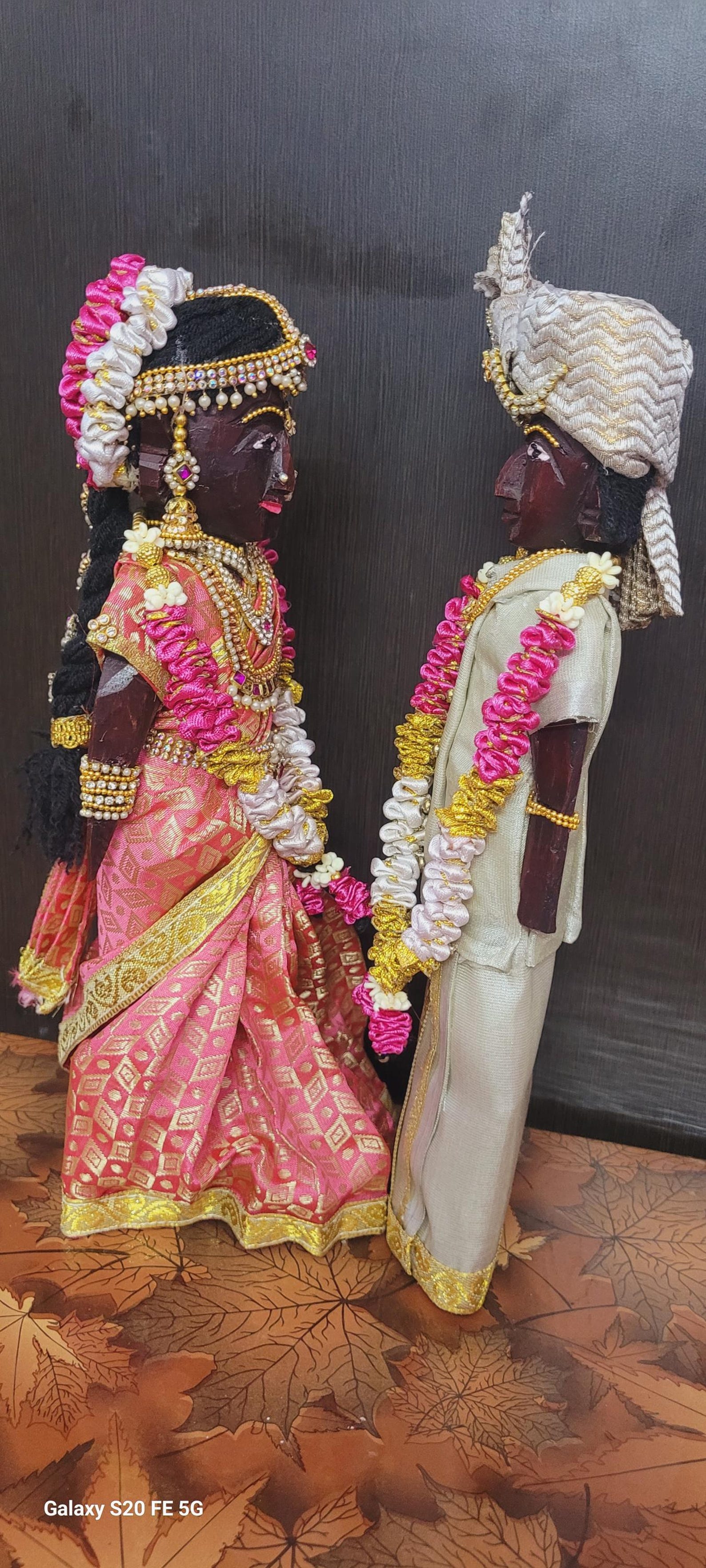 Wooden Marapachi Dolls, Traditional Gift, Cultural Art, Religious Gift ...