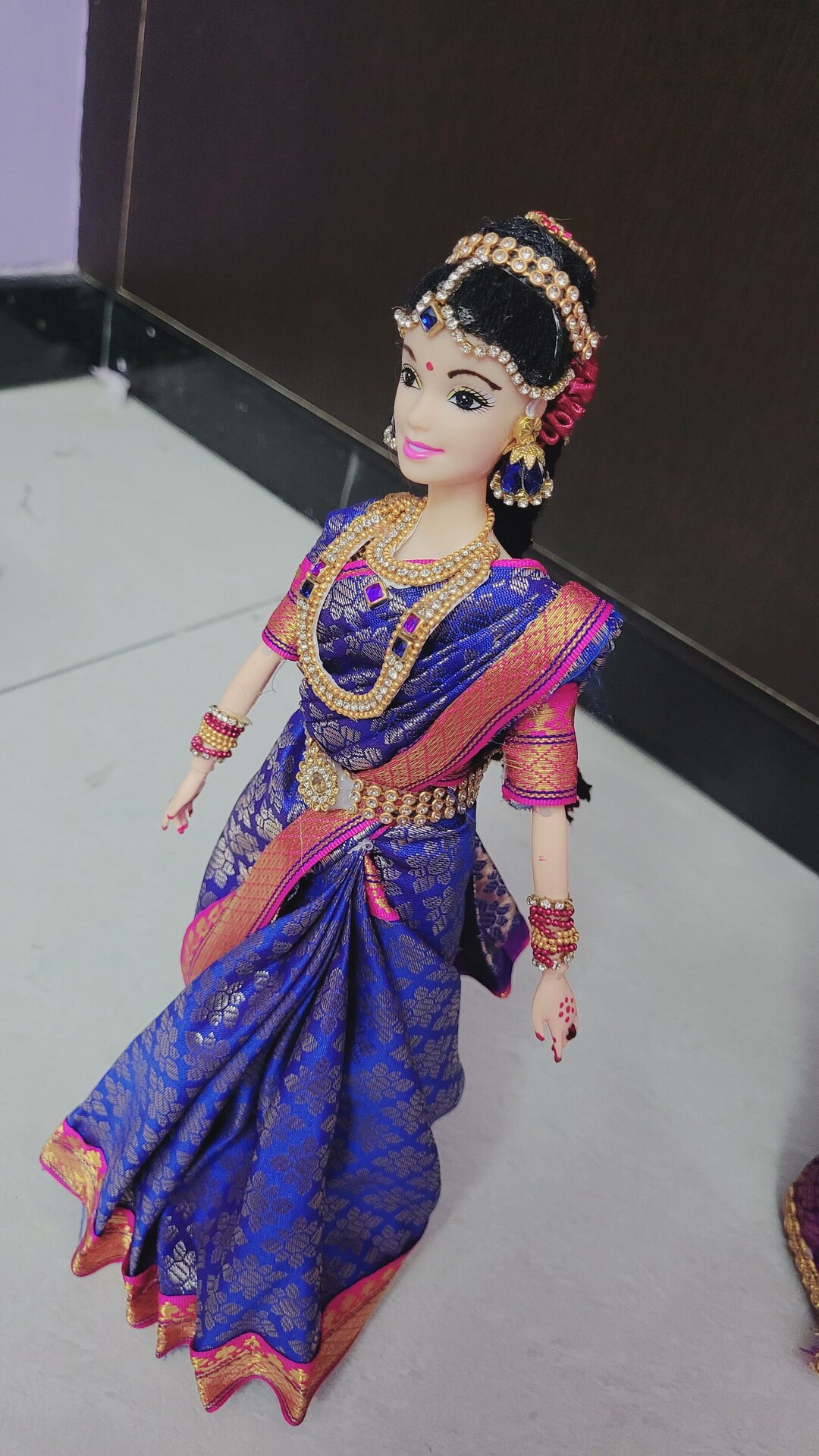 Cultural Saree Barbie Doll, Handcrafted Welcome Decor, Ideal for ...