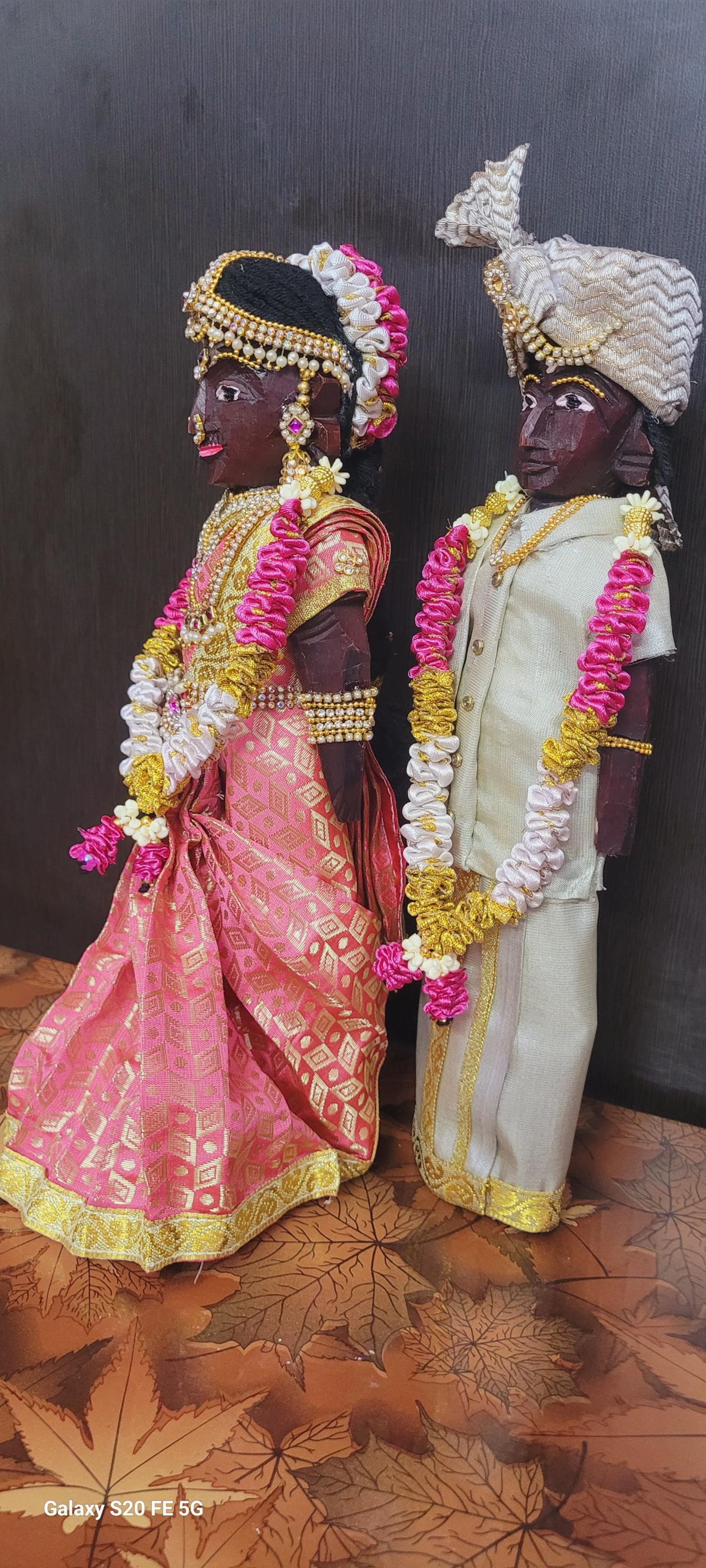 Wooden Marapachi Dolls, Traditional Gift, Cultural Art, Religious Gift ...
