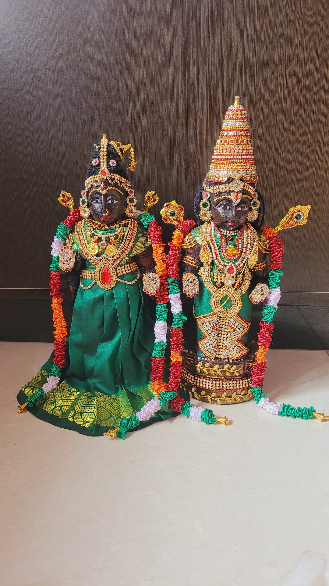 Traditional Marapachi Wooden Dolls, Handcrafted Indian Art, Spiritual ...
