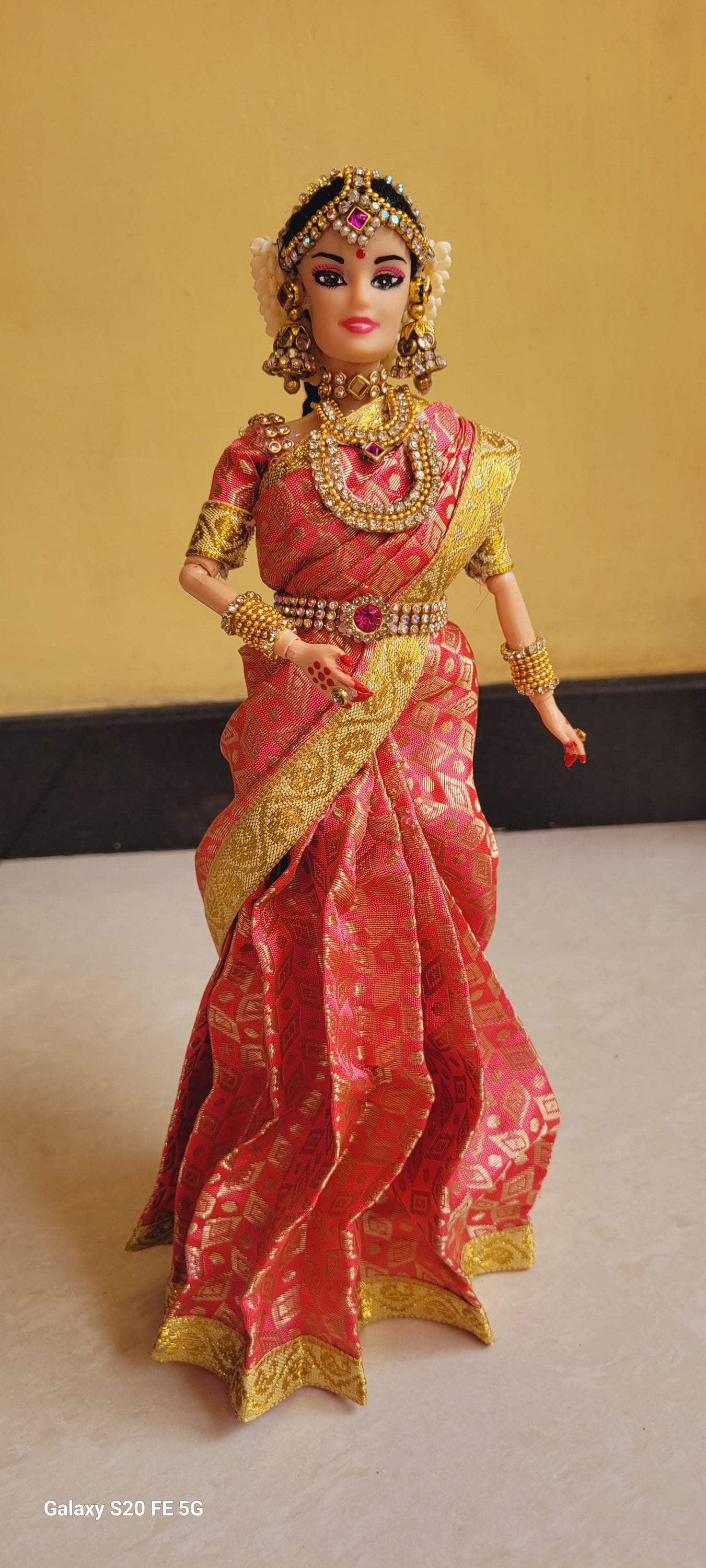 Traditional Saree Barbie Doll: Handmade Indian Decor Doll - Etsy