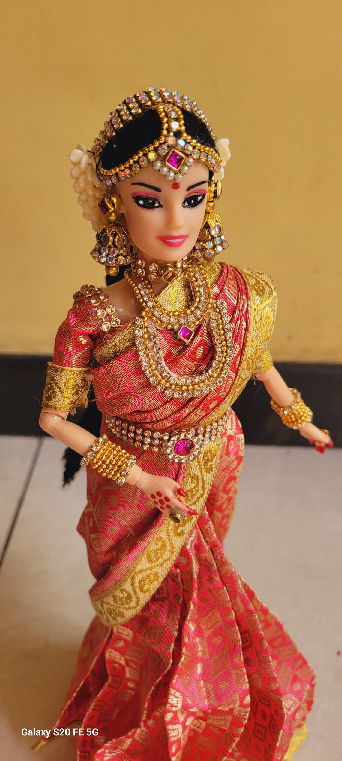 Traditional Saree Barbie Doll: Handmade Indian Decor Doll - Etsy