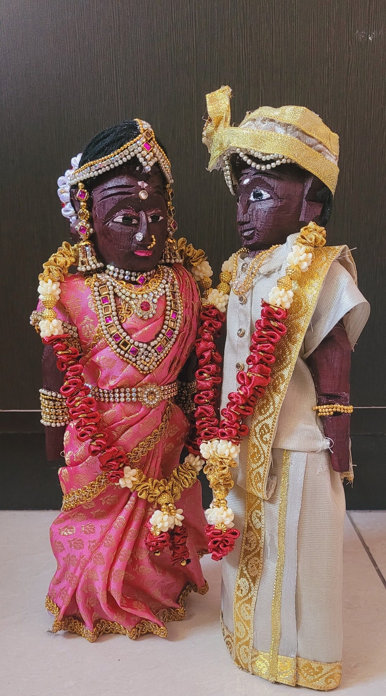 Wooden Marapachi Dolls, Traditional Gift, Cultural Art, Religious Gift ...