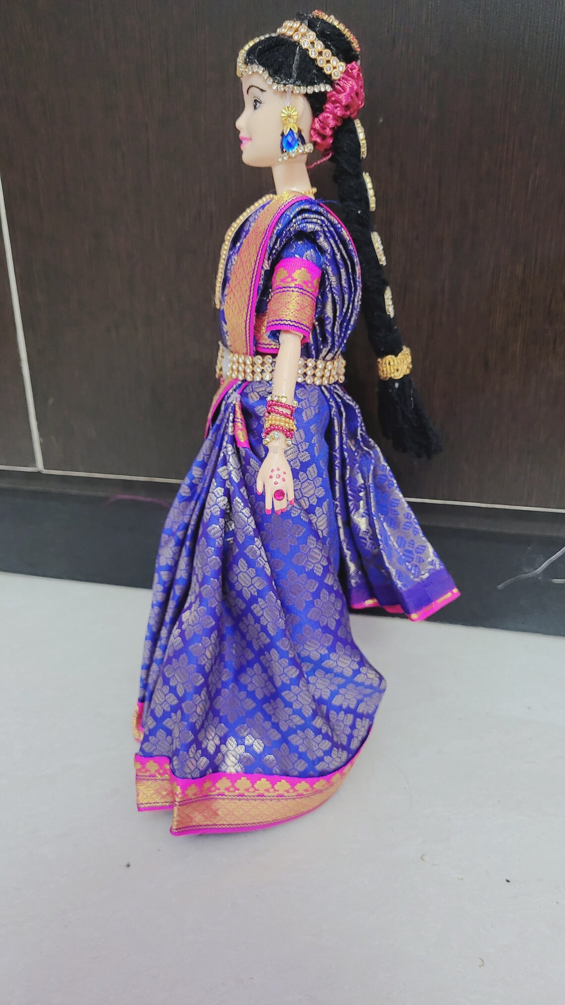 Cultural Saree Barbie Doll, Handcrafted Welcome Decor, Ideal for ...