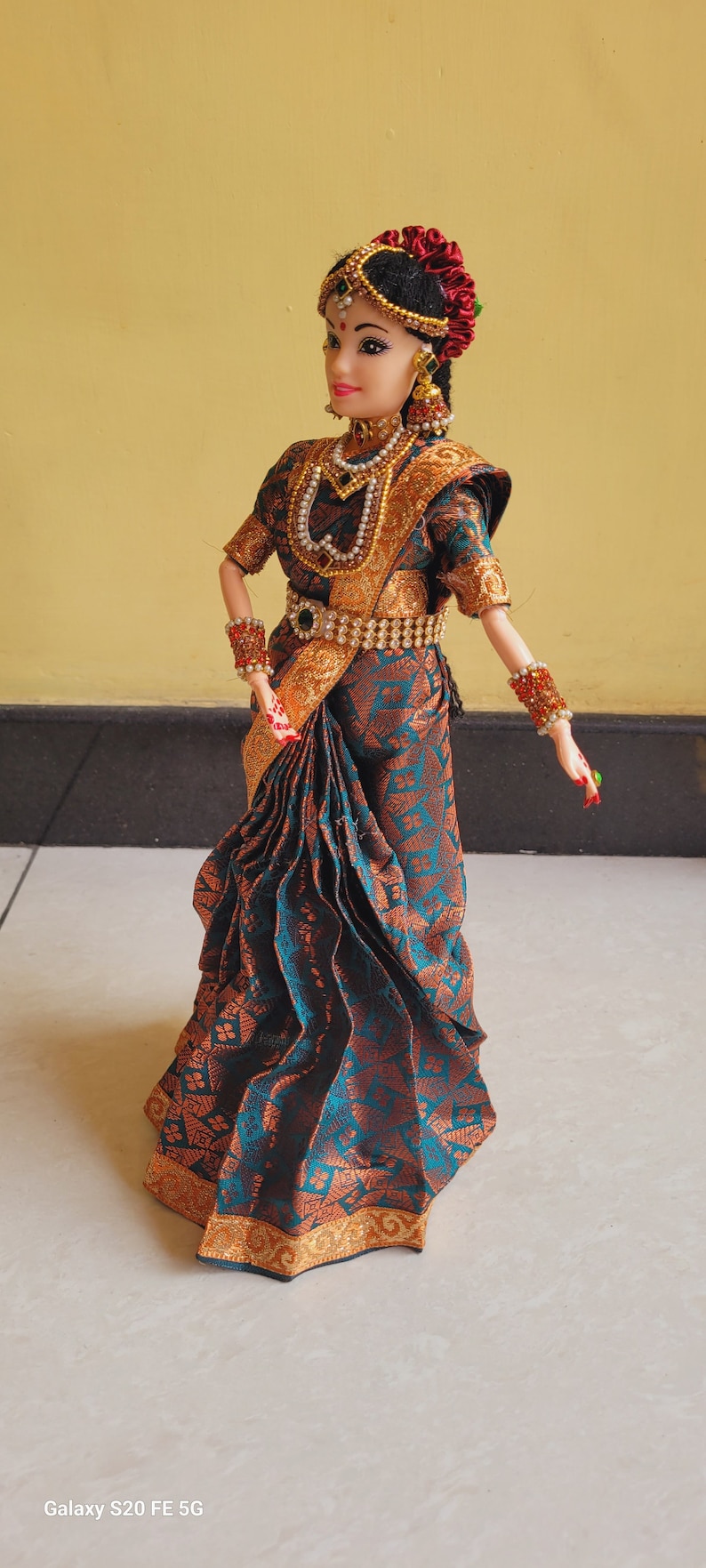 Traditional Saree Barbie Doll: Handmade Indian Decor Doll - Etsy