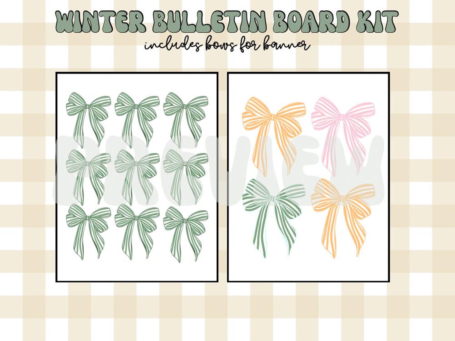 Winter Classroom Bulletin Board Kit, Classroom Decor - Etsy