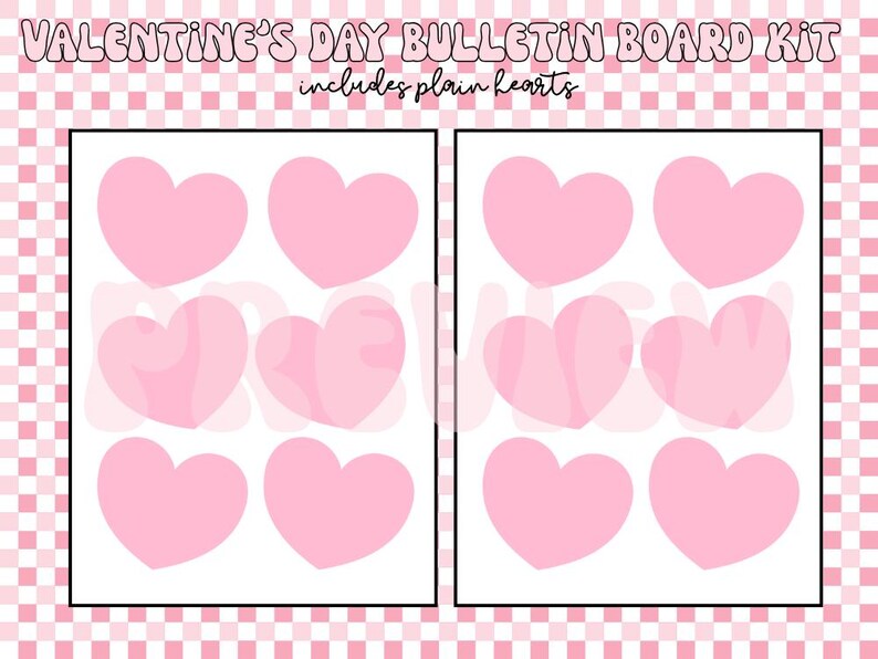 Valentine’s Day Classroom Bulletin Board, Classroom Decor - Etsy
