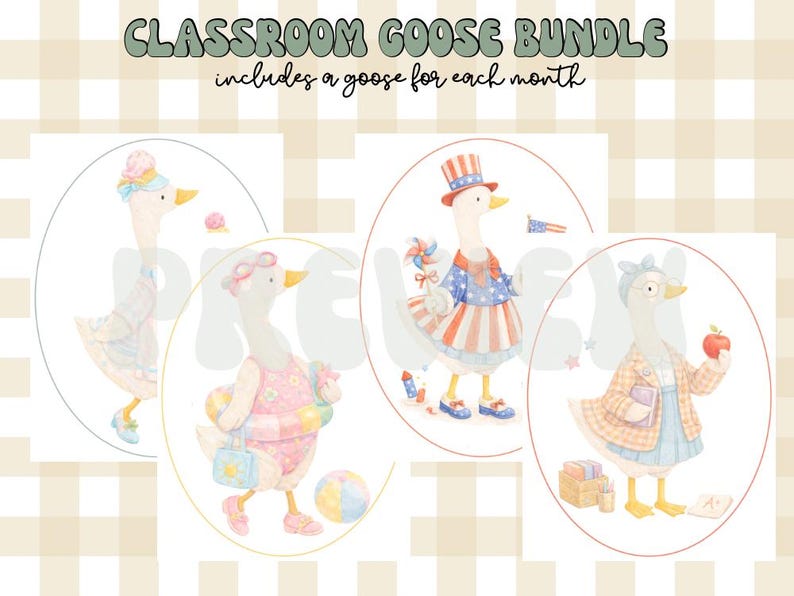 Classroom Goose Bundle Kit - Etsy