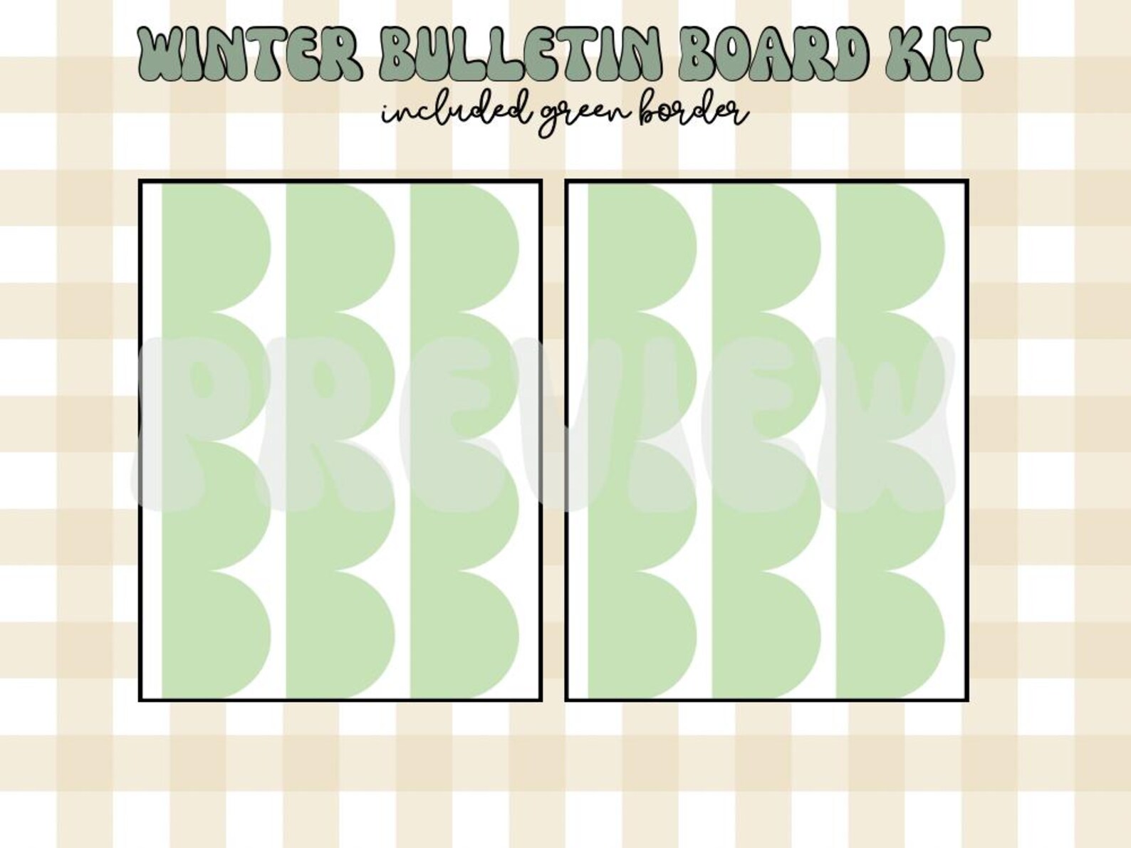 Winter Classroom Bulletin Board Kit, Classroom Decor - Etsy
