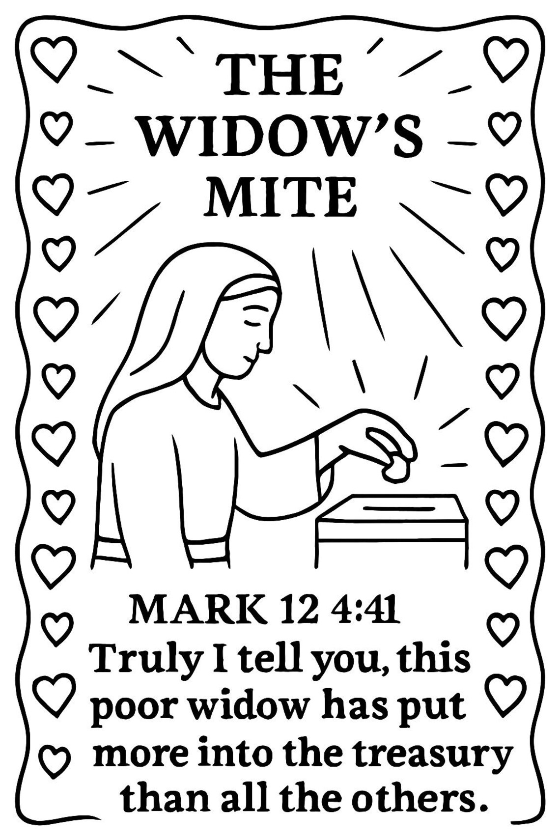 Bible Story Coloring Pages: 25 Christian Kids Activities (digital ...
