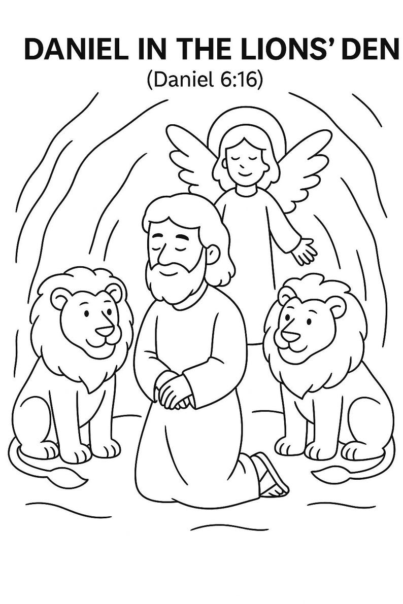 Bible Story Mini Series Coloring Pages 19 to Complete. - Etsy