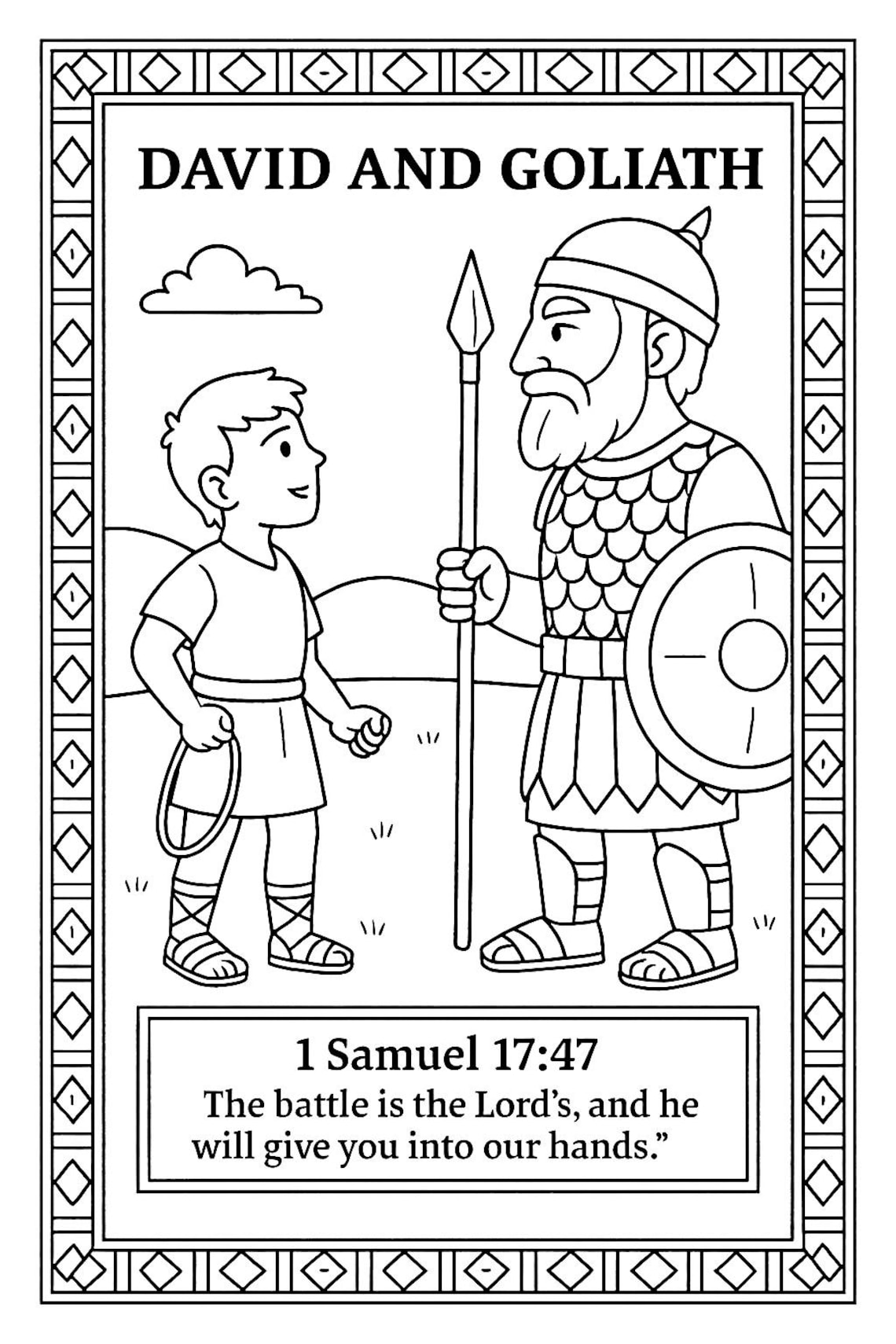 Bible Story Coloring Pages: 25 Christian Kids Activities (digital ...