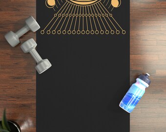 Premium Yoga Mat INSTANT Grip PU Pro Cosmic Grey 4,5mm Natural Rubber ...