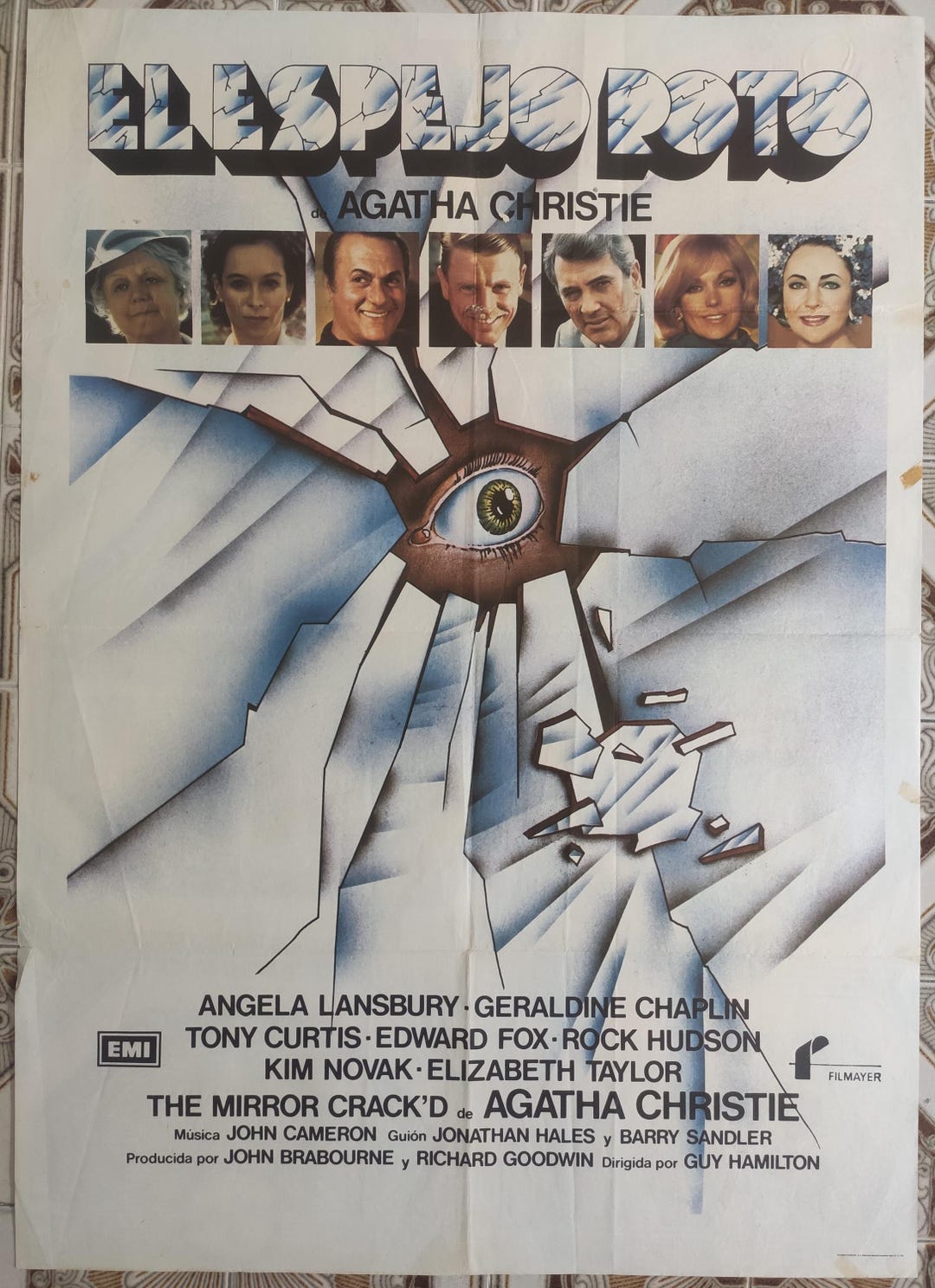 100X70 Original Spanish Movie POSTER El Espejo Roto Mirror Crack'd ...