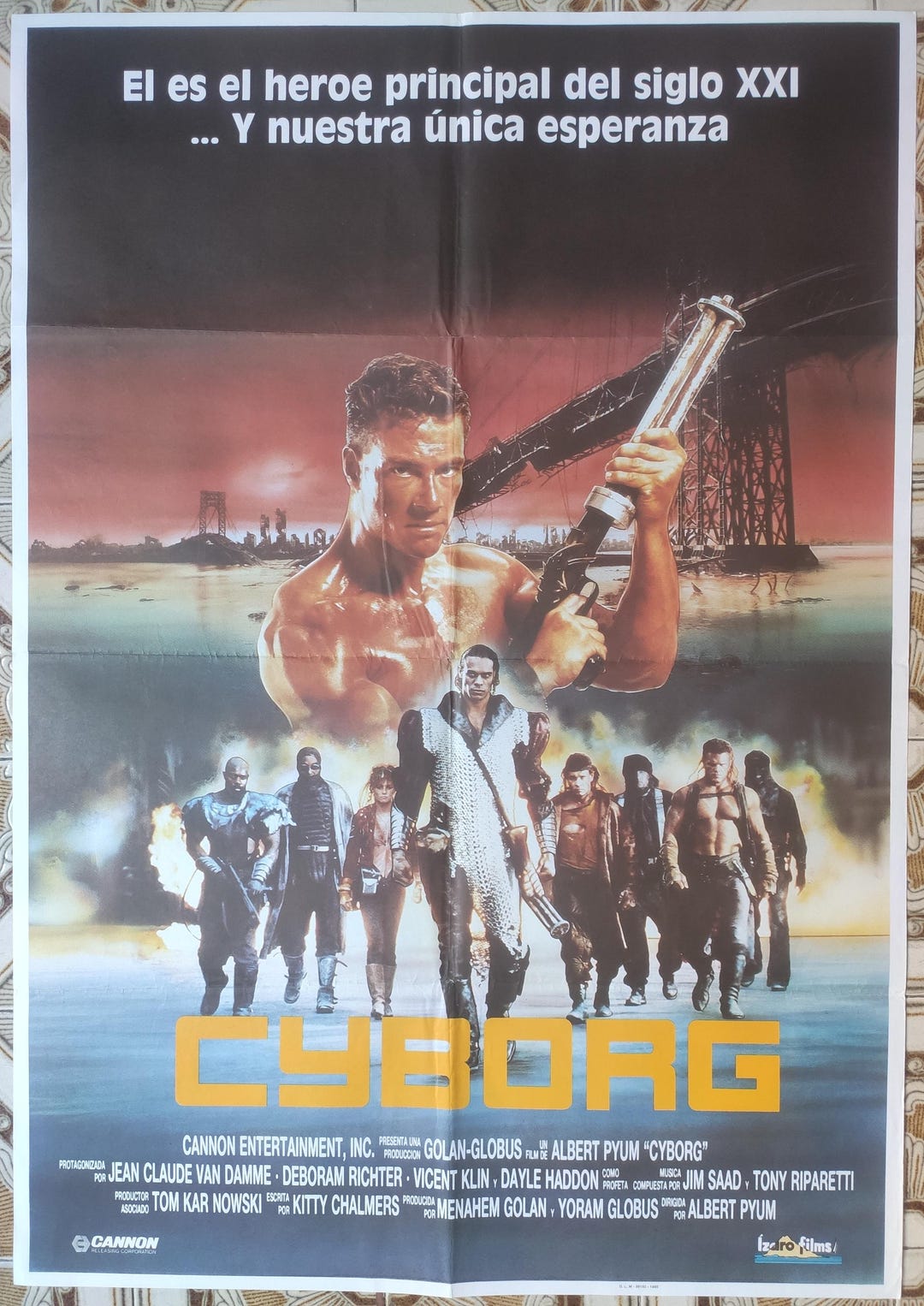 Original Spanish Movie POSTER Cyborg Van Damme Pyun Thriller Sci-fi ...