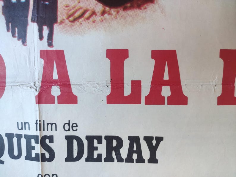 1975 Original Spanish Movie POSTER Flic Story Alain Delon Trintignant ...