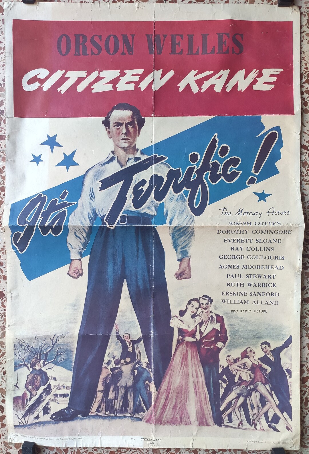 88x58 Original American Movie POSTER Citizen Kane 1971 - Etsy
