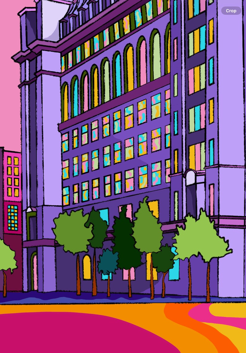 Liverpool Art Print: Colourful Illustration - ‘ the Lavish Liver ...