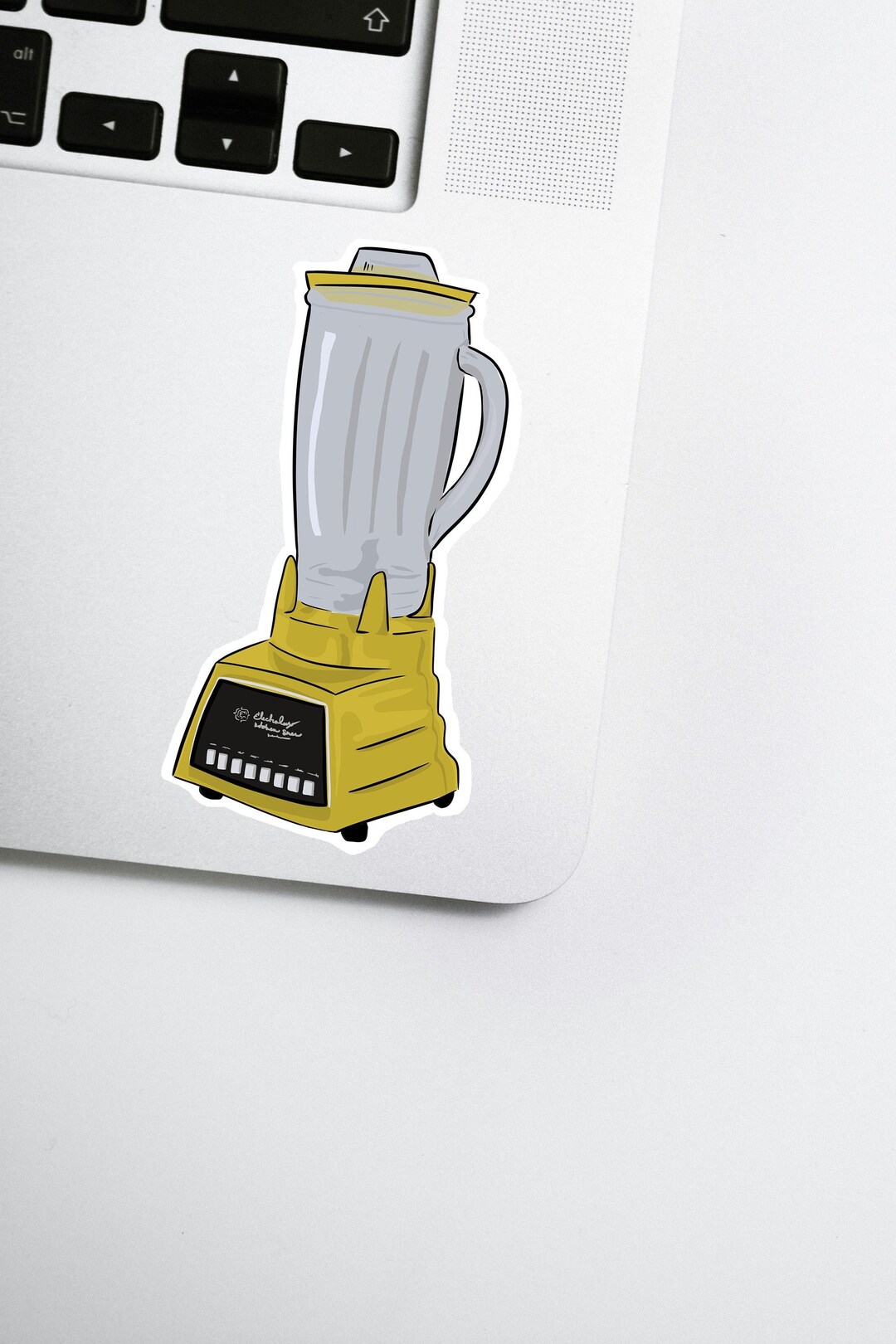 Retro Yellow Blender Sticker: 1960s Kitchen Appliance Decal - Etsy