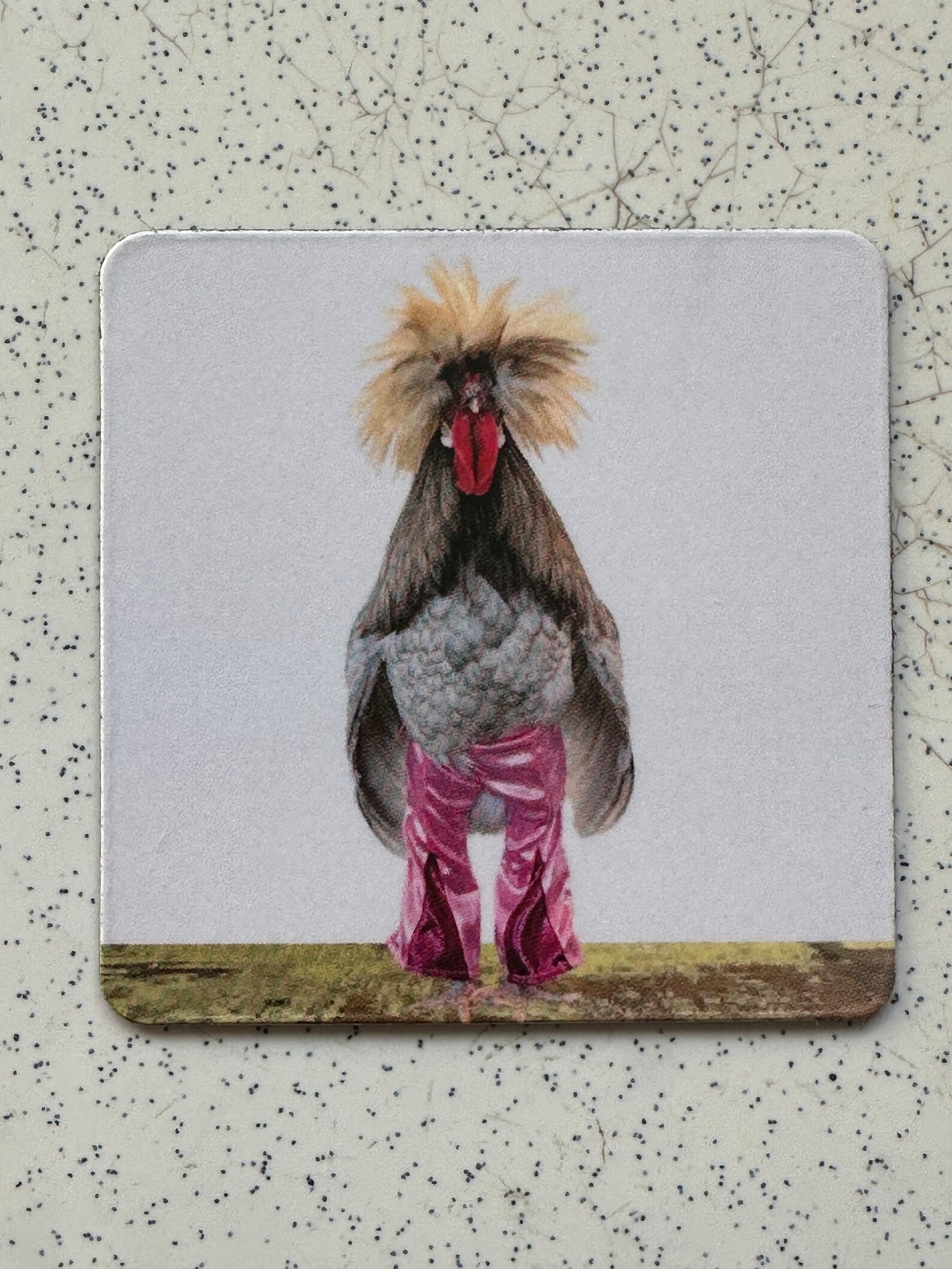 2x2 Small Magnet Pink Disco Pants Polish Rooster Free Shipping - Etsy