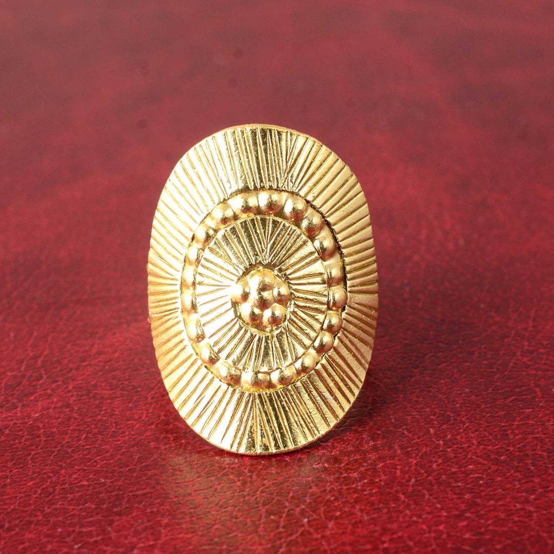 Bohemian Ring, Vintage Ring, Large Ring, Handmade Ring, Unique Ring for ...