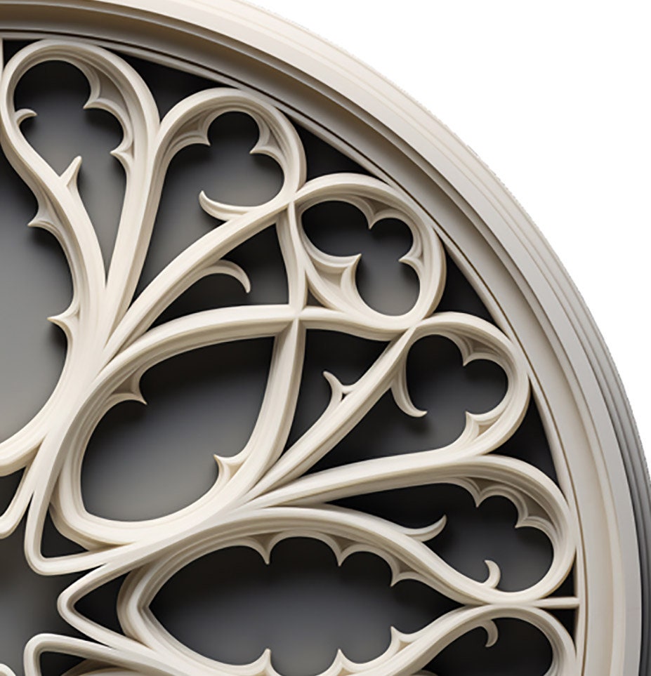 3d Embossing Circle Pattern | Laser Engrave File | Church Window | PNG ...