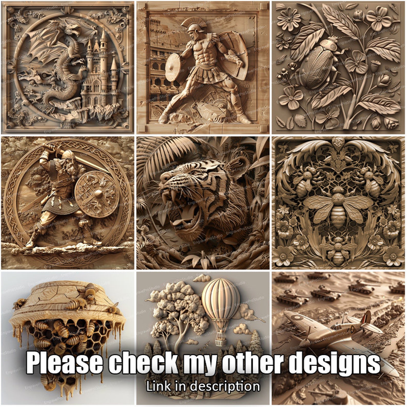 Laser Engrave File | 3D Illusion | PNG for Engraving | Glowforge ...