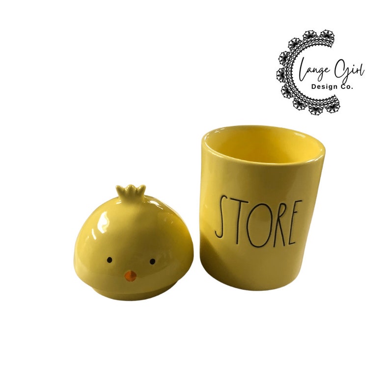 NWT Rae Dunn Spring Easter Chick Storage Jar Canister Chicken Topper - Etsy