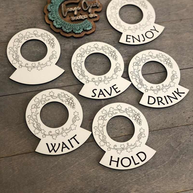 Wine Bottle Tags - Etsy