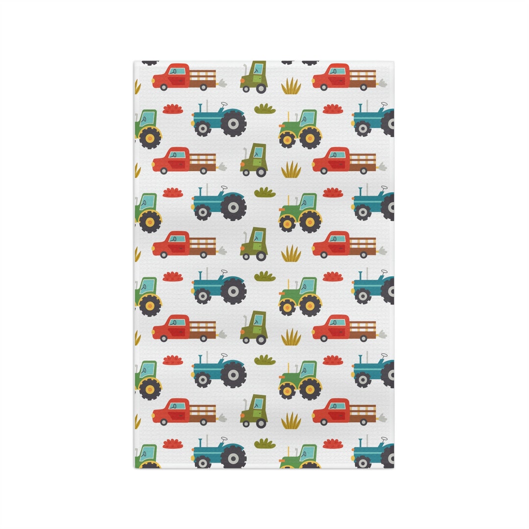 What Color is Your Tractor Soft Tea Towel - Etsy