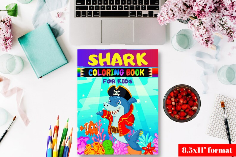 Shark Coloring Pages | Shark Coloring Book for Kids and Teens | 30 ...