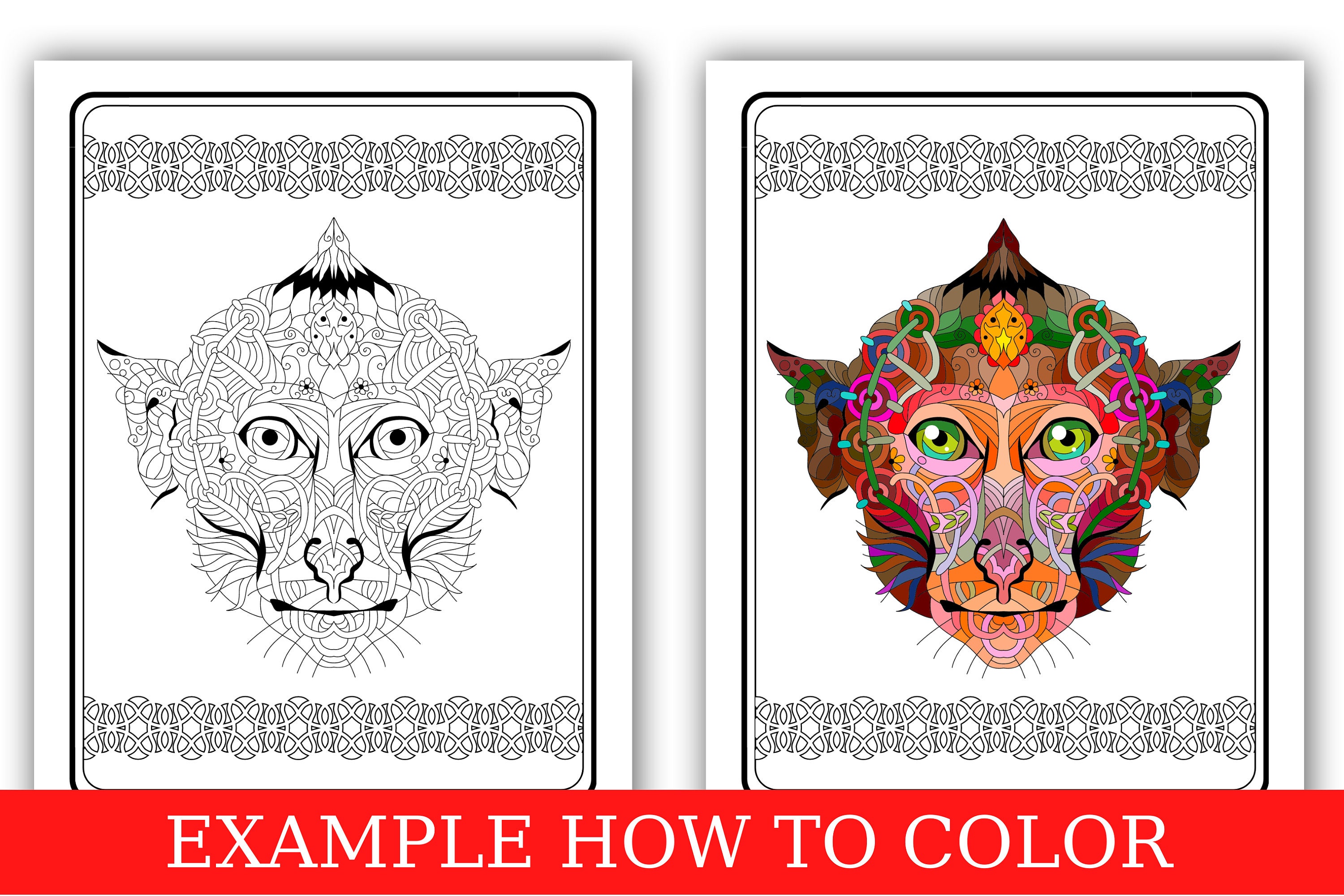 Monkey Coloring Pages: Monkey Coloring Book for Adults | 45 Digital ...