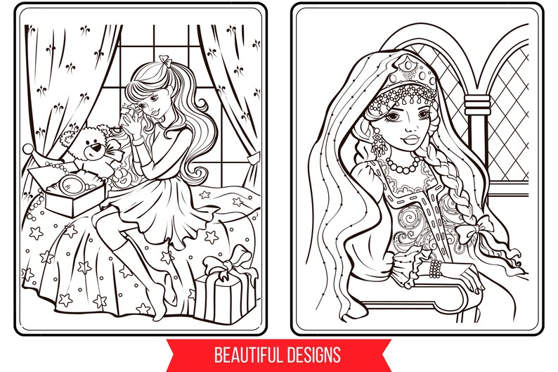 Fashion Coloring Pages: Little Fashionistas | Coloring Book for Girls ...