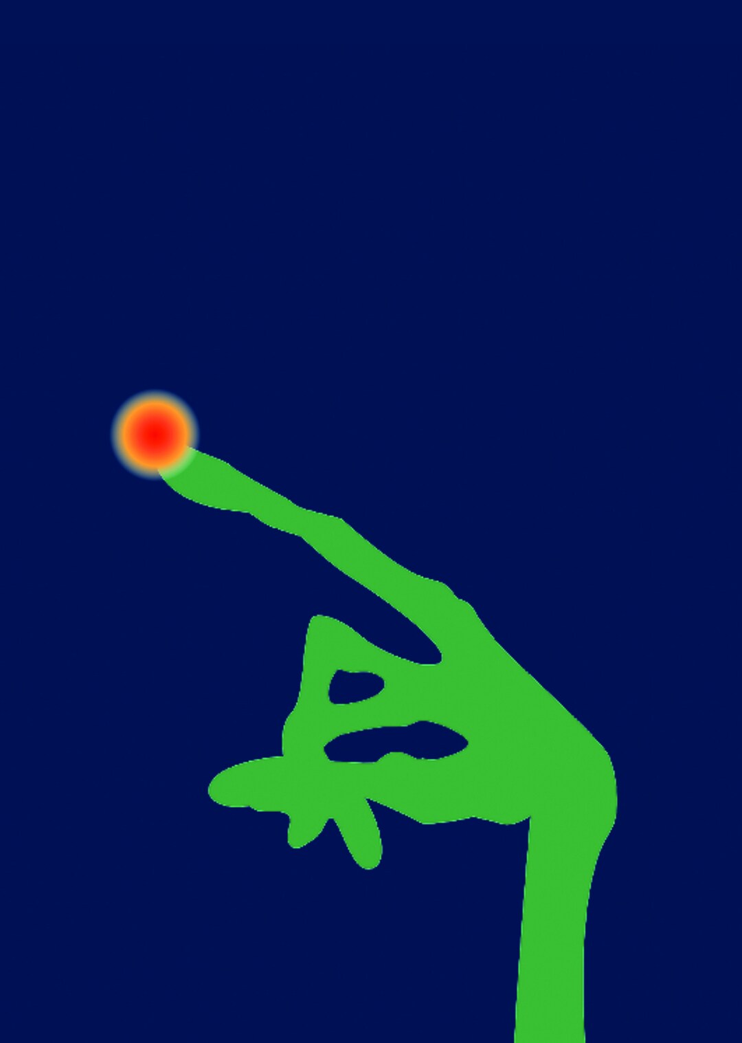 Alien Hand Print Extraterrestrial Wall Art Space Home Decor - Etsy