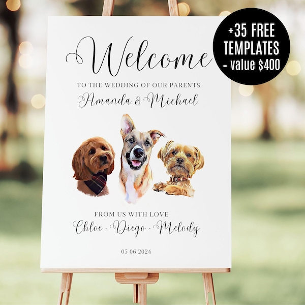 Dog Welcome Sign - Etsy UK