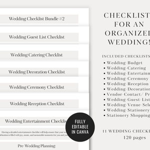 Wedding Seating Chart Wedding Checklists Seating Sign Alphabetical ...
