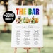 LGBTQ Pride-inspired Bar Menu Template Bar Menu With Pride - Etsy