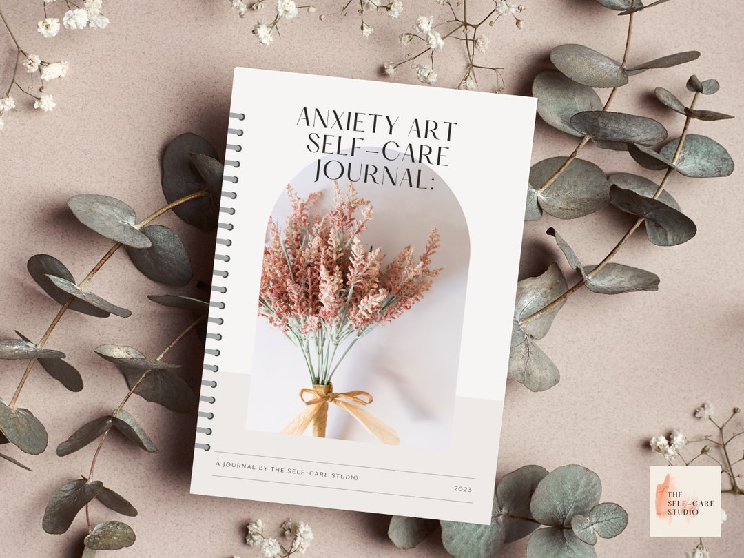 Art Therapy Anxiety Journal, Art Therapy Prompts, Mental Health Journal ...