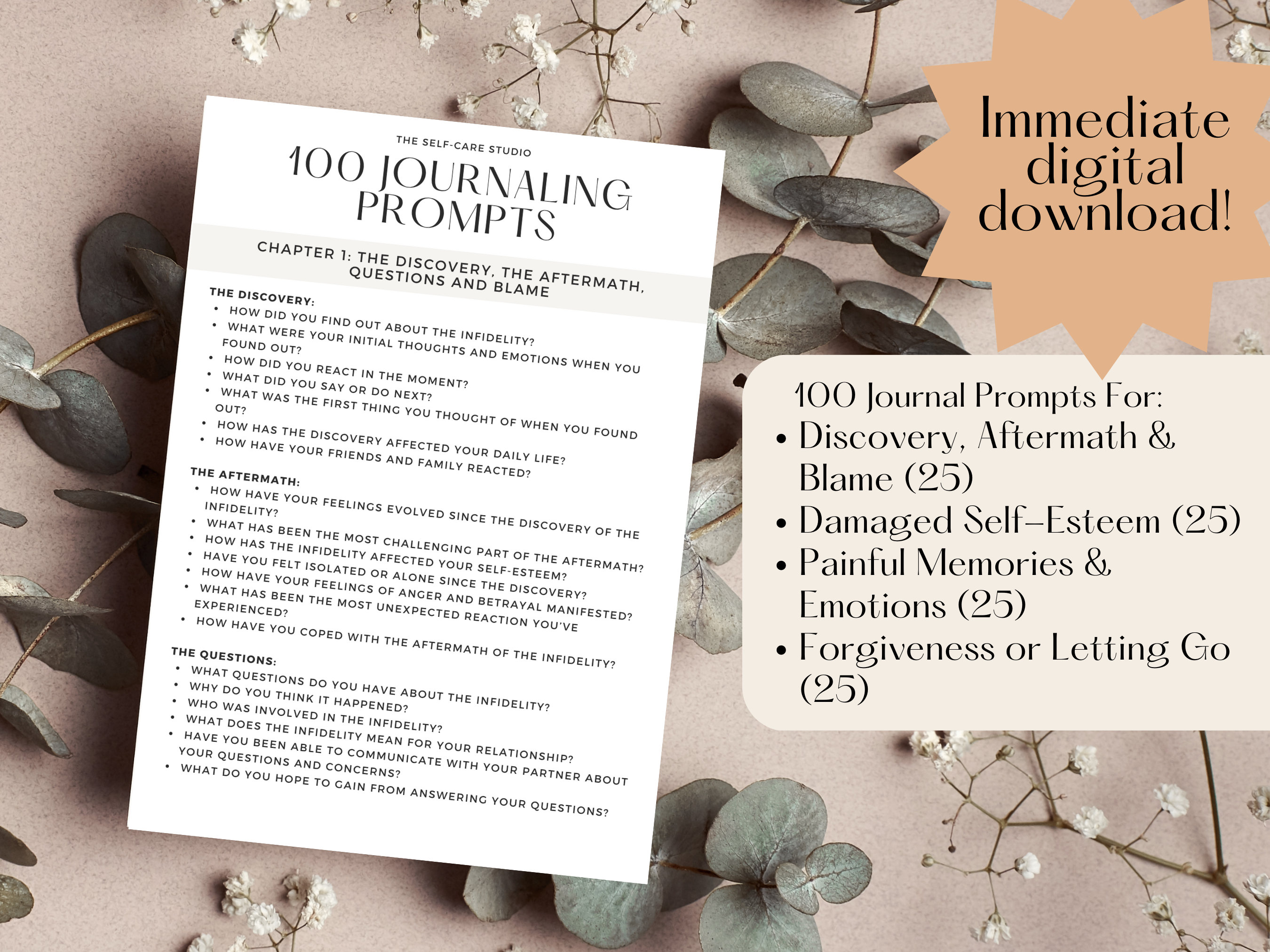 100 Journal Prompts for Cheating, Infidelity in Relationships, Trust ...