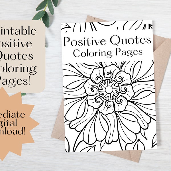 Self Acceptance Coloring Pages - Etsy UK