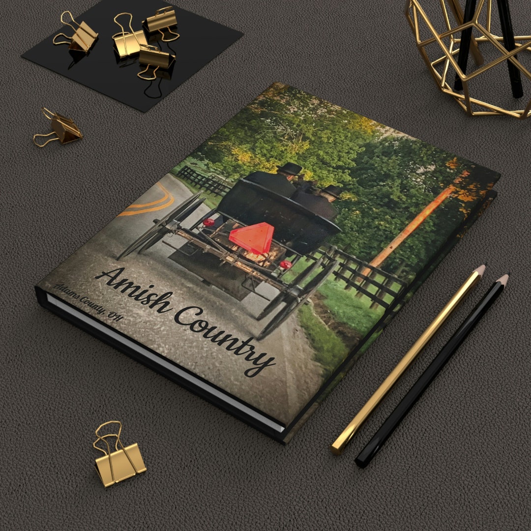 Custom Hardcover Journal Matte, Original Amish Photograph, Lined ...