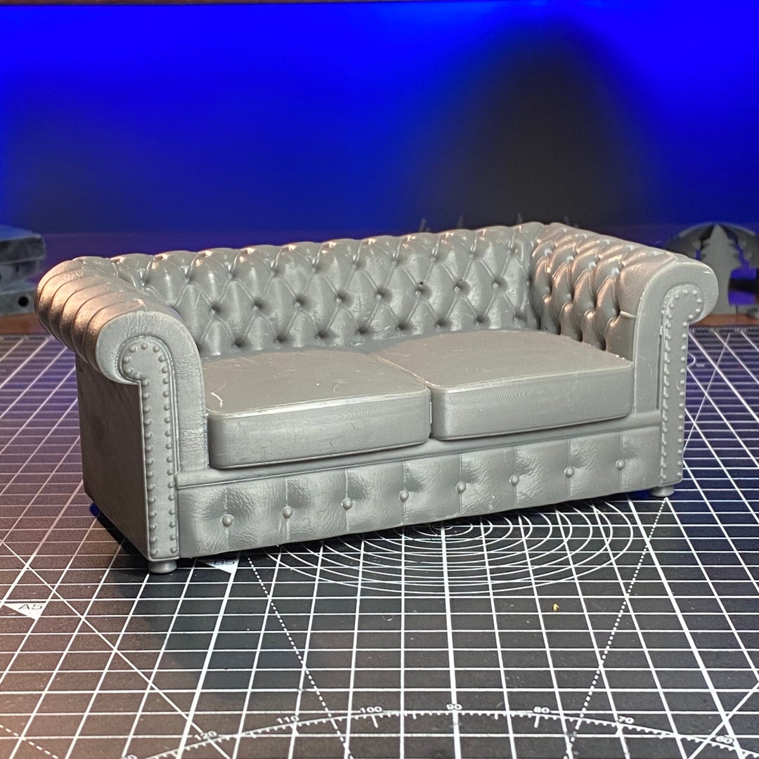 1:12 Scale Chesterfield Sofa Prop - Etsy