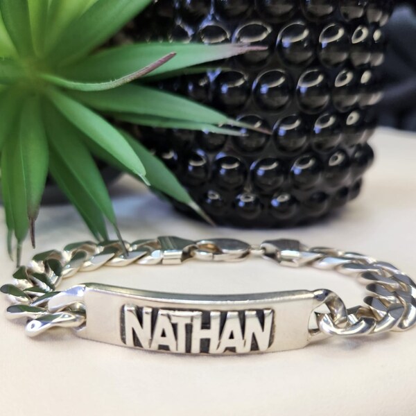 Id Bracelet Men - Etsy