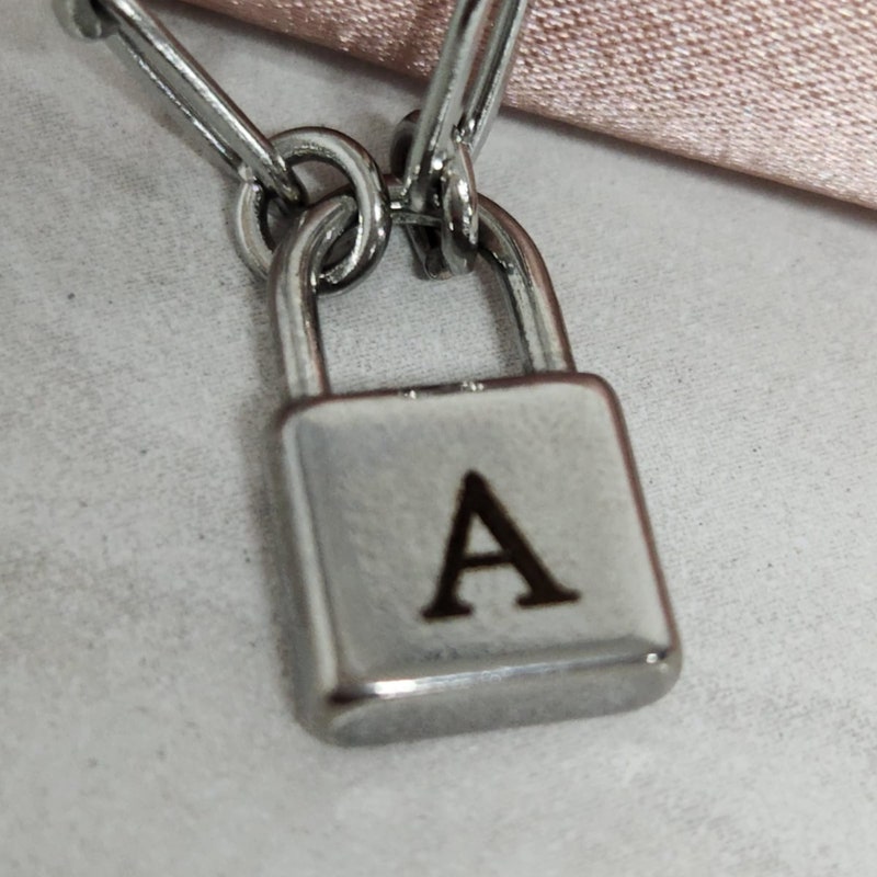 Padlock Necklace - Etsy