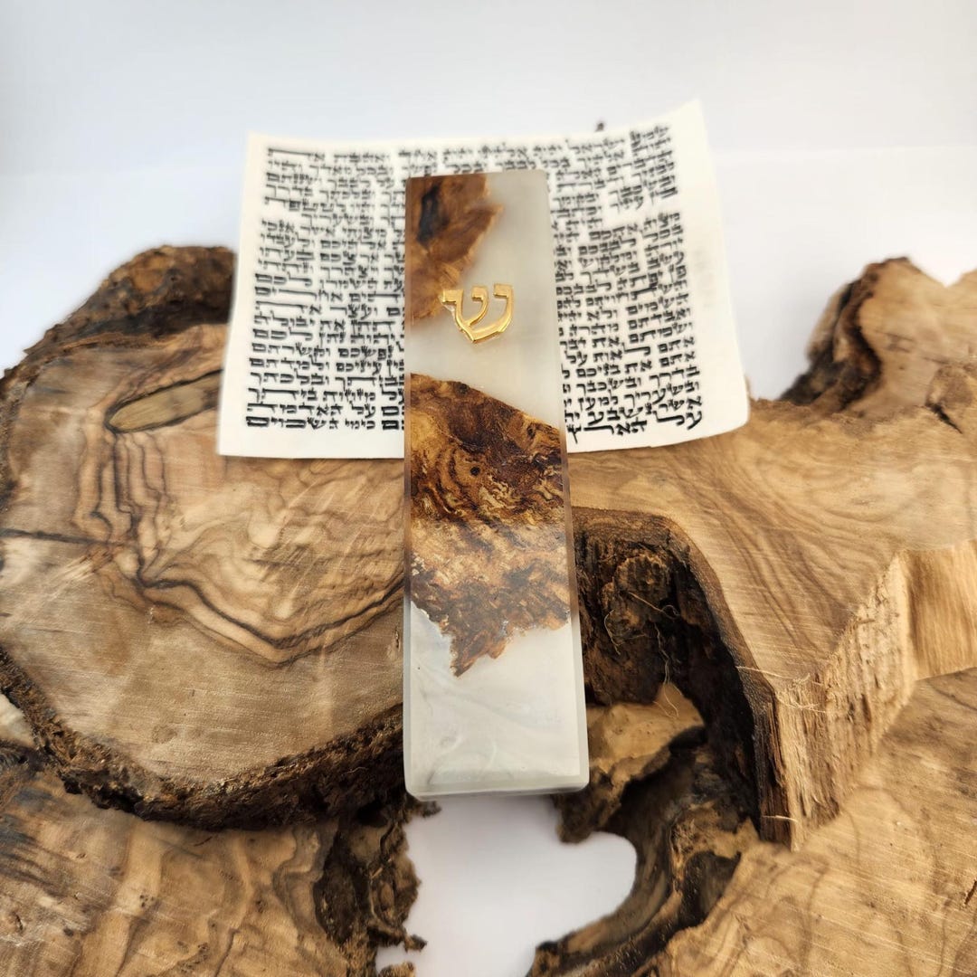 4'' Mezuzah Case With Scroll,handmade Mezuzah Case From Israel ...