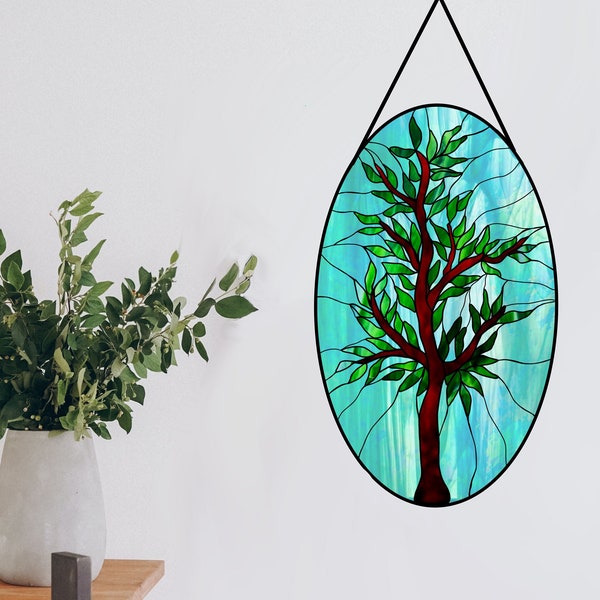 Tree of Life Stained Glass Pattern - Etsy