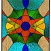 Downloadable Stained Glass Star Pattern, Geometric Star Sun Catcher ...