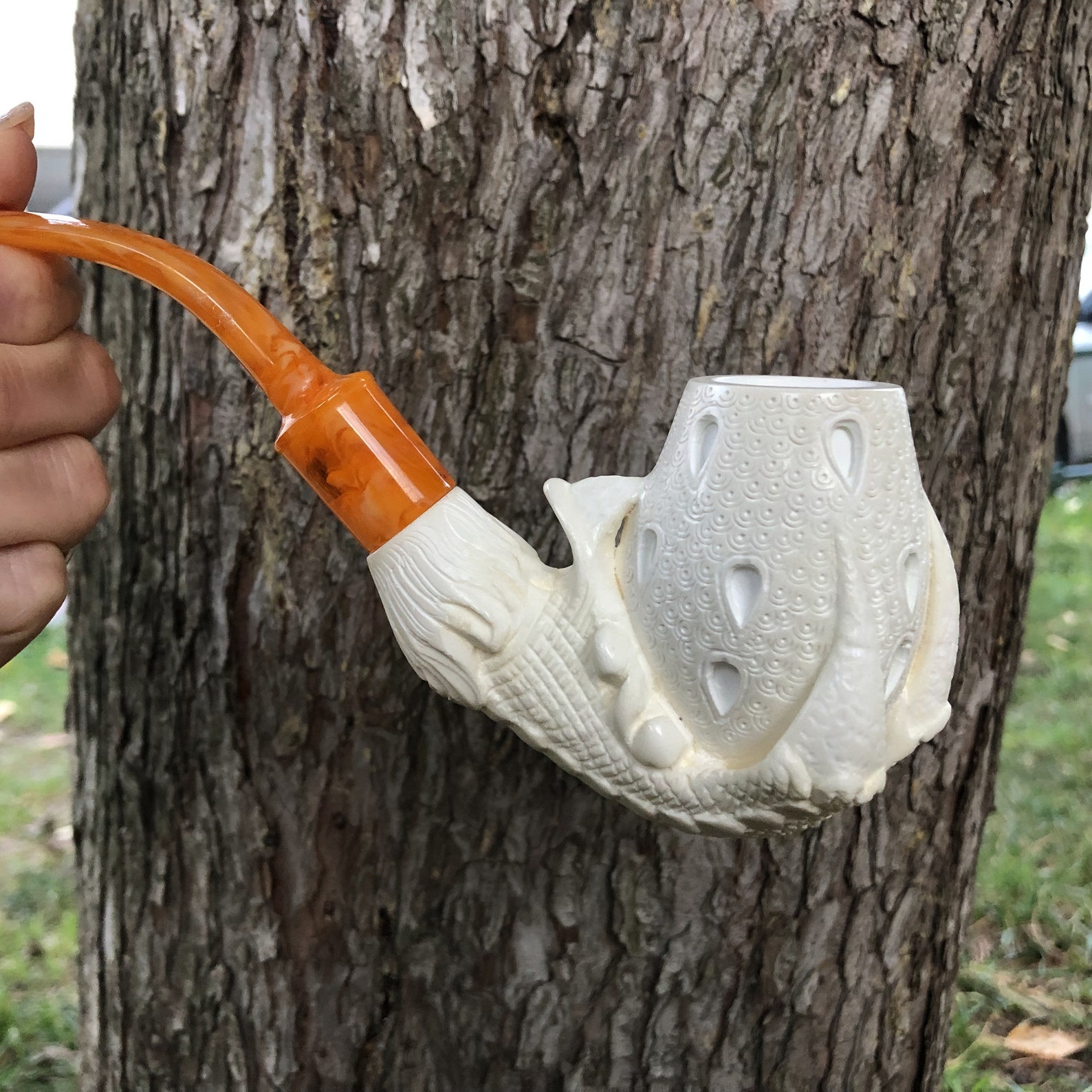 Eagle Claw Meerschaum Pipe Tobacco Pipe Stone Pipe Gift for Him ...